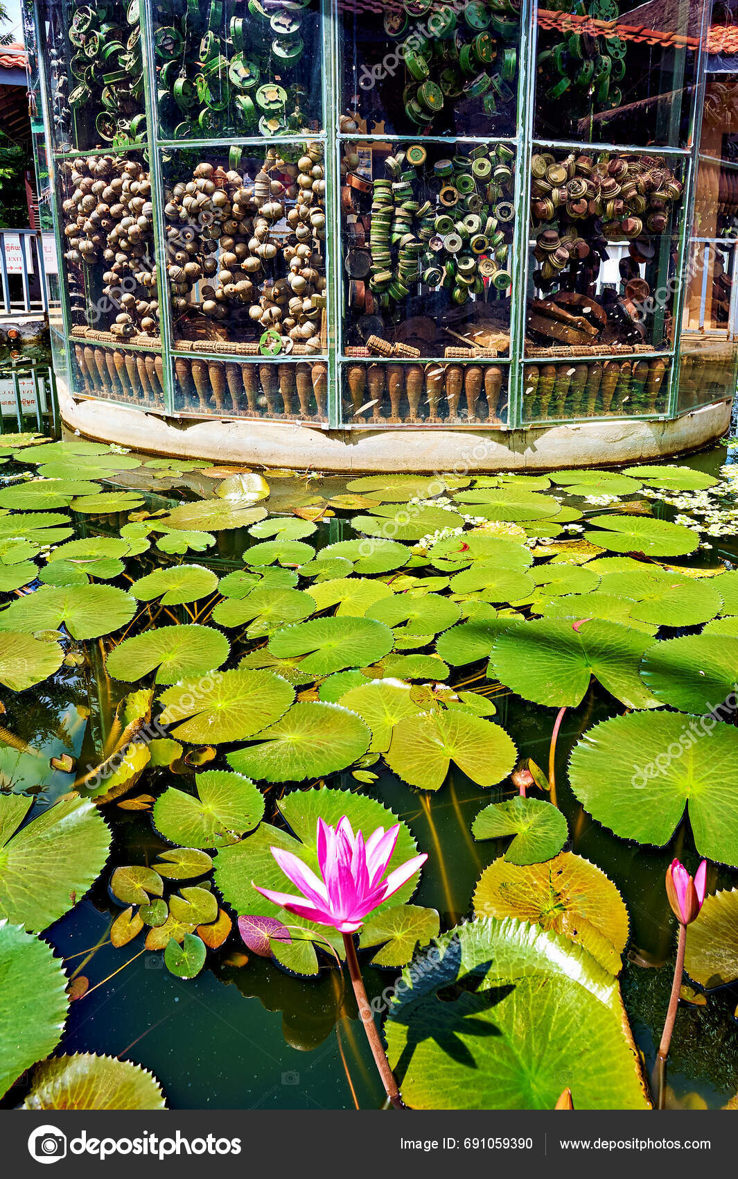 Pavilion Filled Land Mines Aki Landmine Museum Siem Reap Angkor — Stock ...