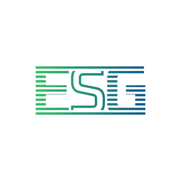 Logotipo Del Grupo Esg Esg Logo Design Hi Res Stock Photography And