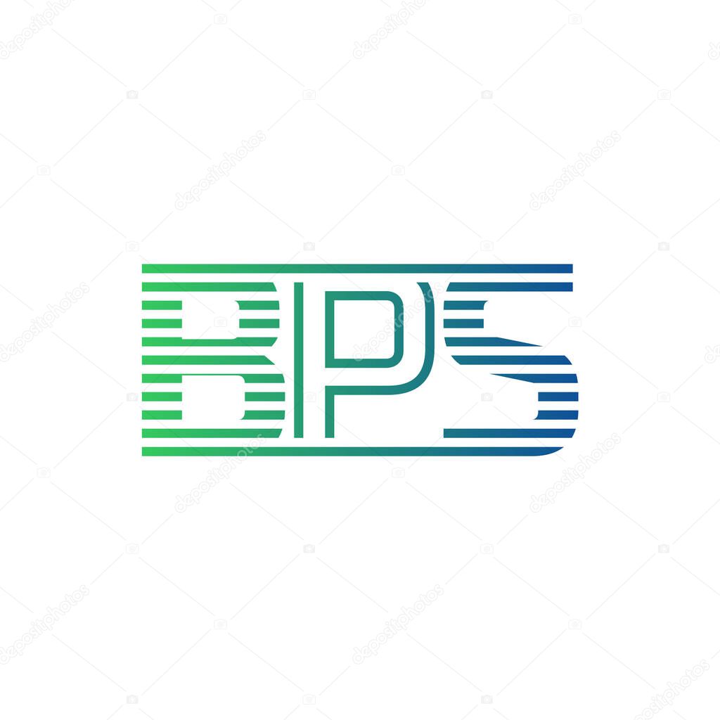 Diseño moderno del logotipo de BPS. Letra BPS Icono de Branding ...