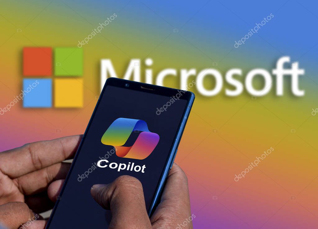 Dhaka, Bangladesh - 08 de enero de 2024: Microsoft Copilot Ai logotipo ...