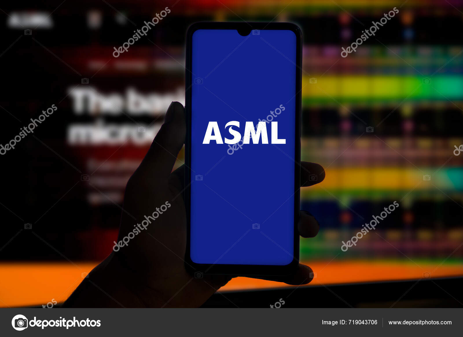 Dhaka Bangladesh Maio 2024 Asml Holding Conhecido Como Logotipo Asml — Foto editorial ...