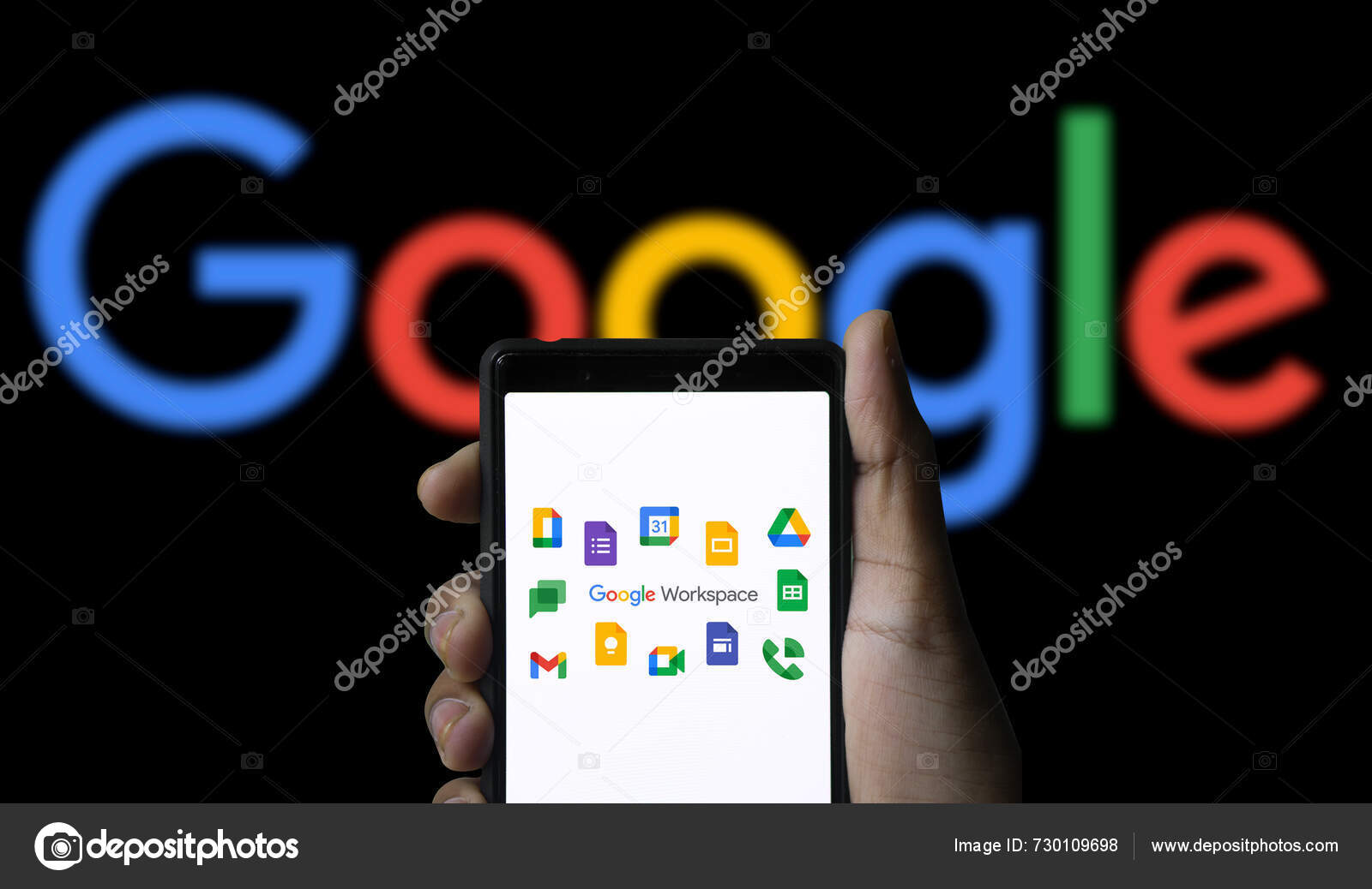 Dhaka Bangladesh July 2024 Google Workspace Collection Cloud Computing Productivity — Stock ...