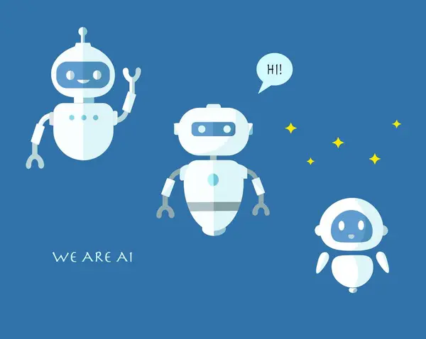 android ai robot vector ilustración iconos-Estas ilustraciones muestran ...