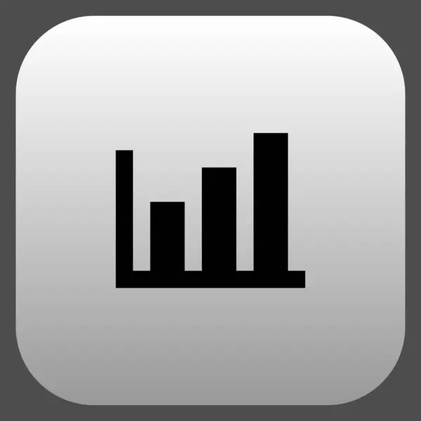 Graph Data Chart Icon Square Background Stock Vector by ©Nuwirana 694046454