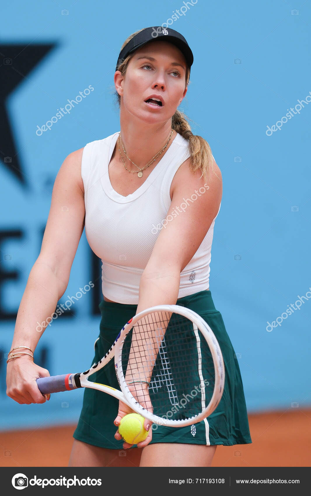 Danielle Collins Third 2024 Wta Tour Madrid Open Tournament Tennis ...