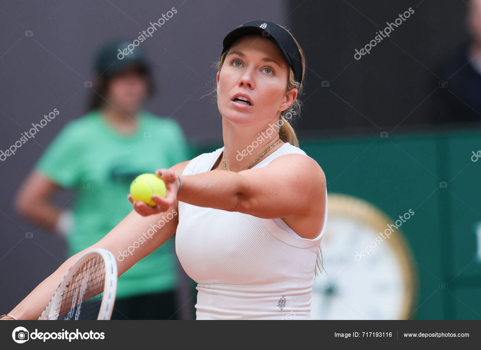 Danielle Collins Third 2024 Wta Tour Madrid Open Tournament Tennis ...
