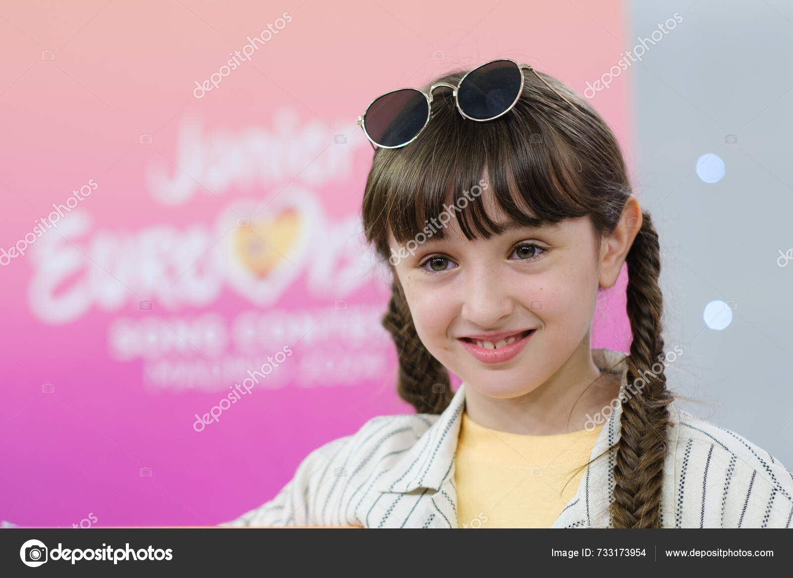 Chloe Delarosa Durante Presentación Del Representante España Junior ...