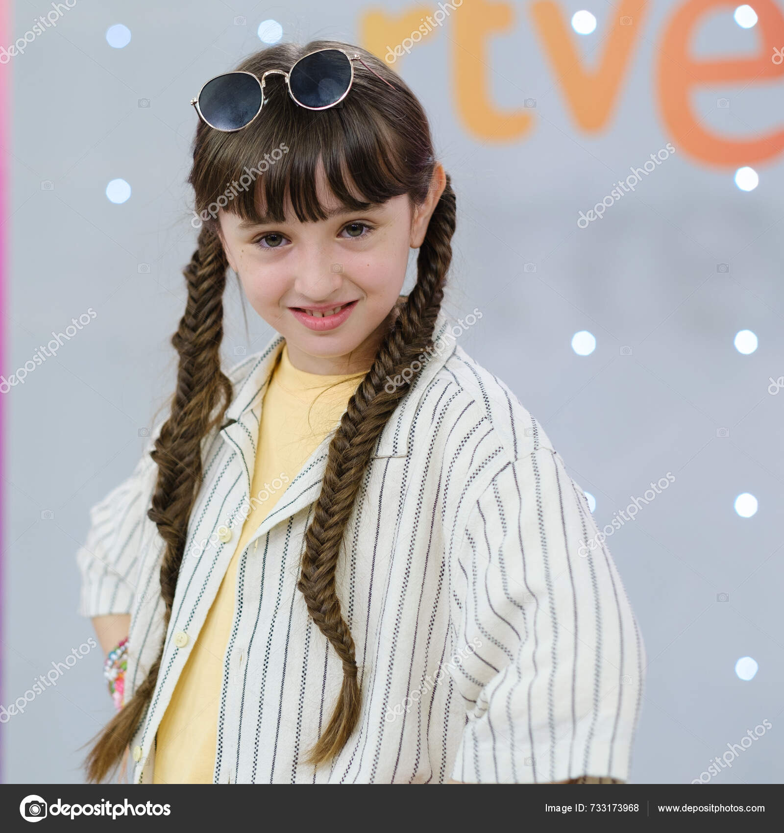 Chloe Delarosa Durante Presentación Del Representante España Junior ...