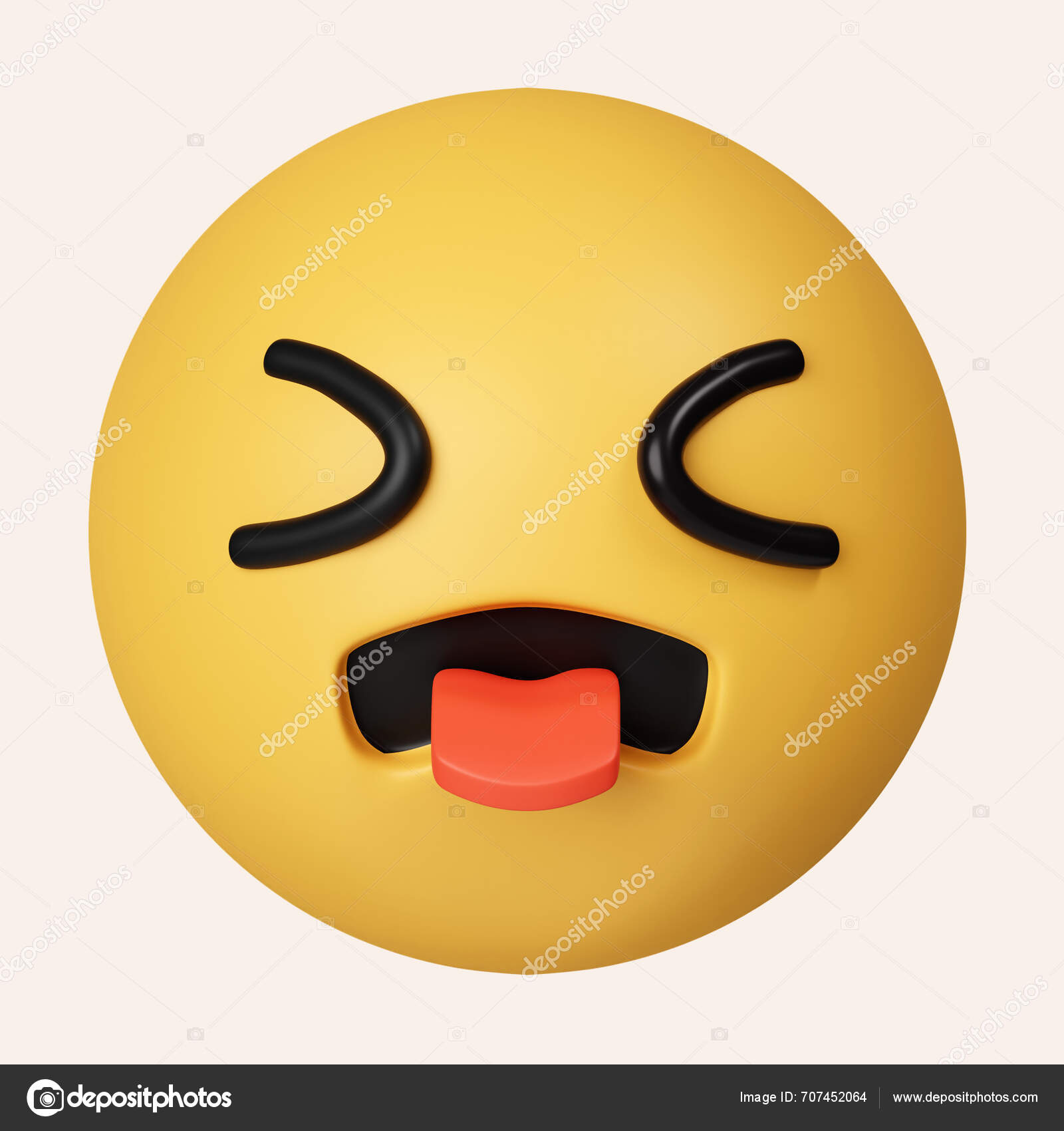 Sick Emoji Disgust Face Emoticon Nauseated Emoji Face Icon Isolated ...