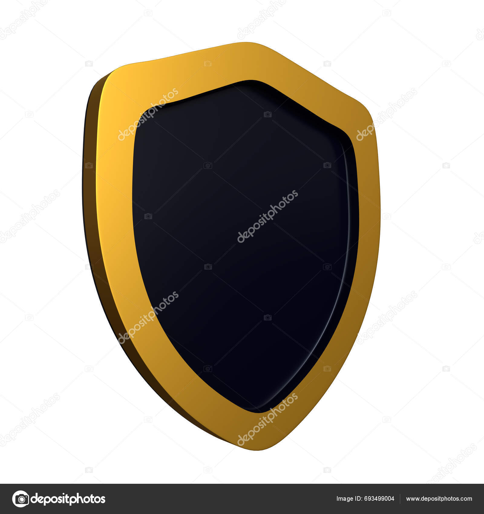 Shield Icon White Background Illustration — Stock Photo © phuong080588 ...
