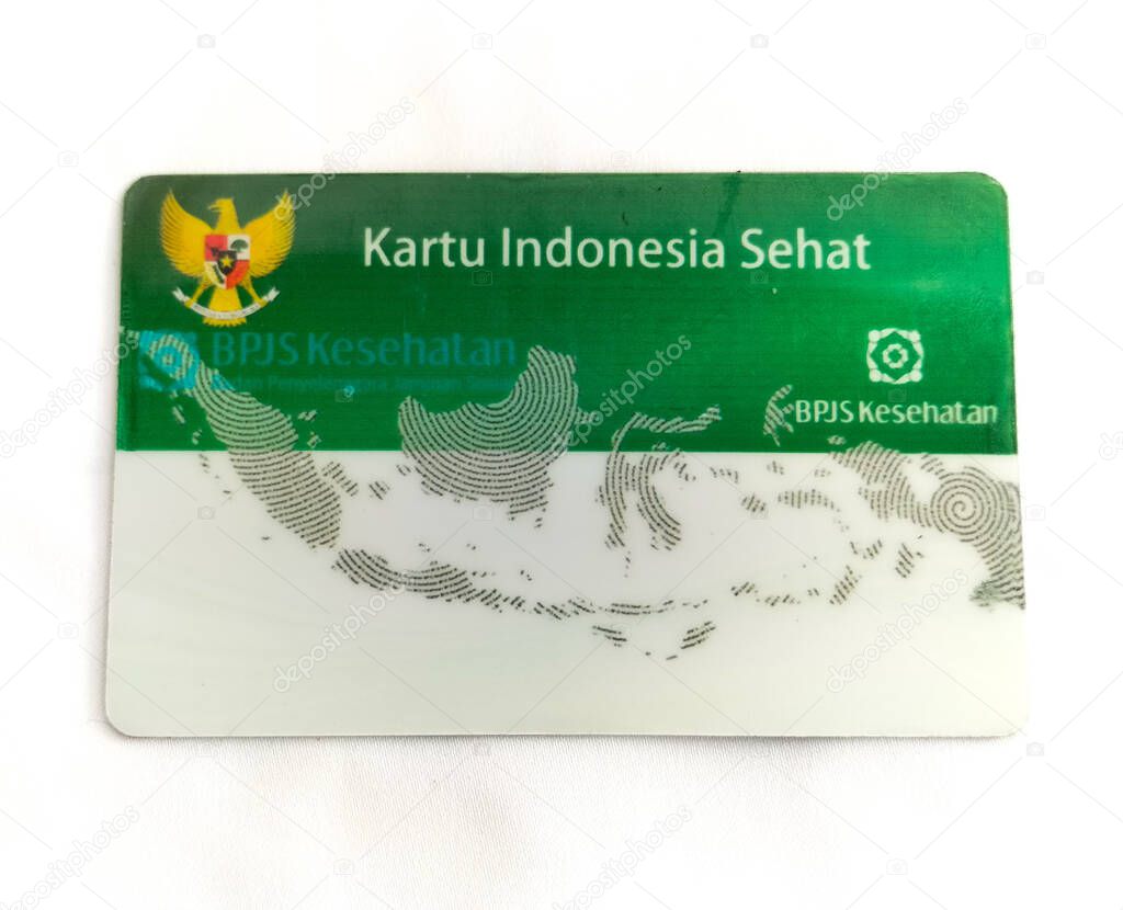 Primer plano de Healthy Indonesia Card o también conocido como Kartu ...