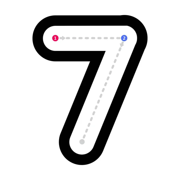 Tracing Number Prewriting Dotted Line Math Worksheet Element ... Tracing Number Prewriting Dotted Line Math Worksheet Element ...