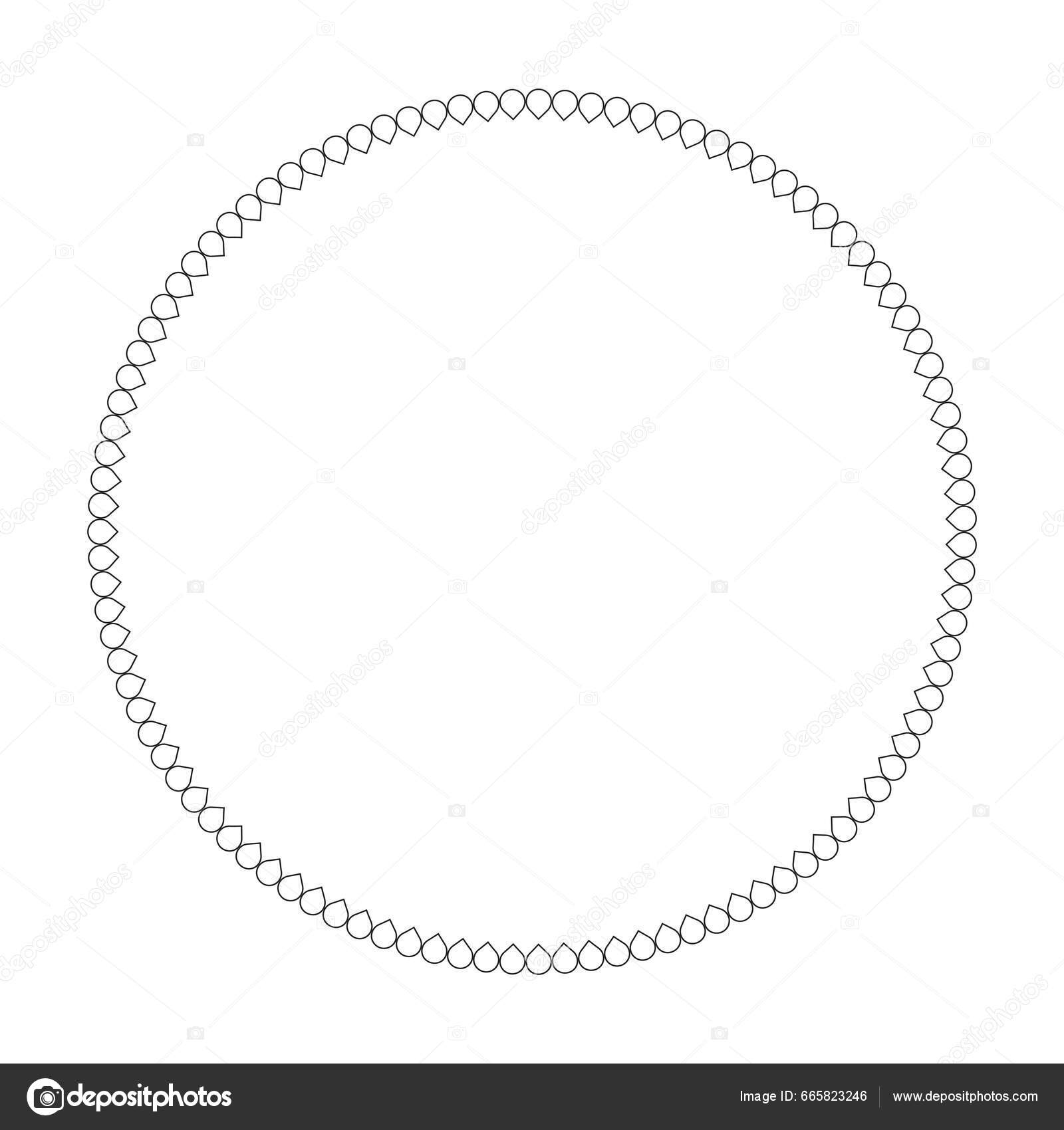 Vintage Circle Border Clip Art 508.425 Vintage Circle Borders