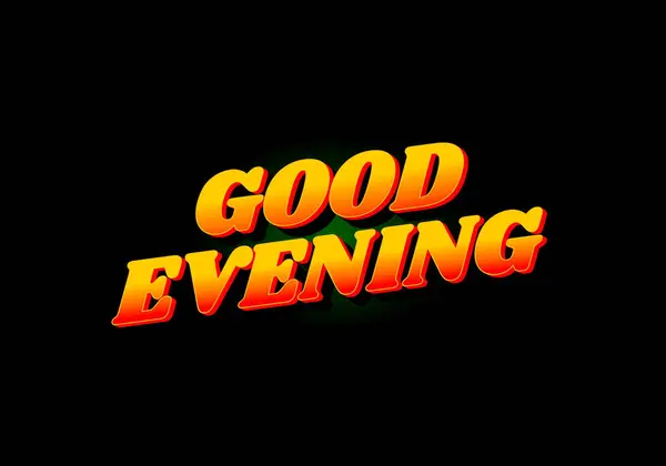 Good evening Vector Images | Depositphotos