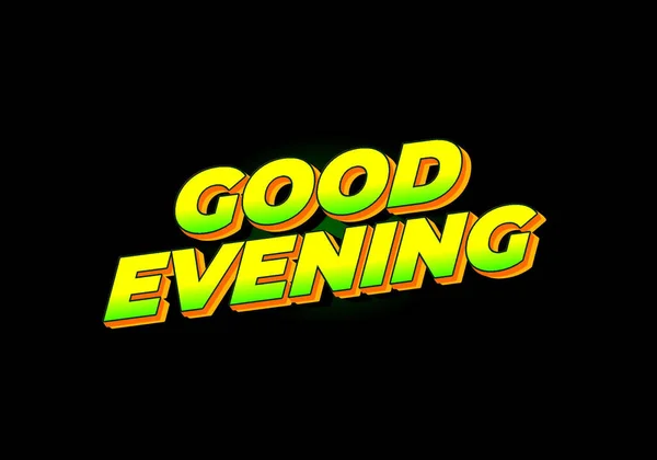 Good evening Vector Images | Depositphotos