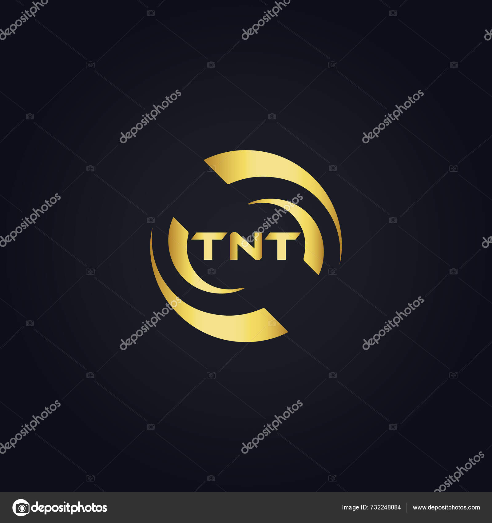 Tnt Logo Design White Tnt Letter Tnt Letter Logo Design — Stock Photo ...