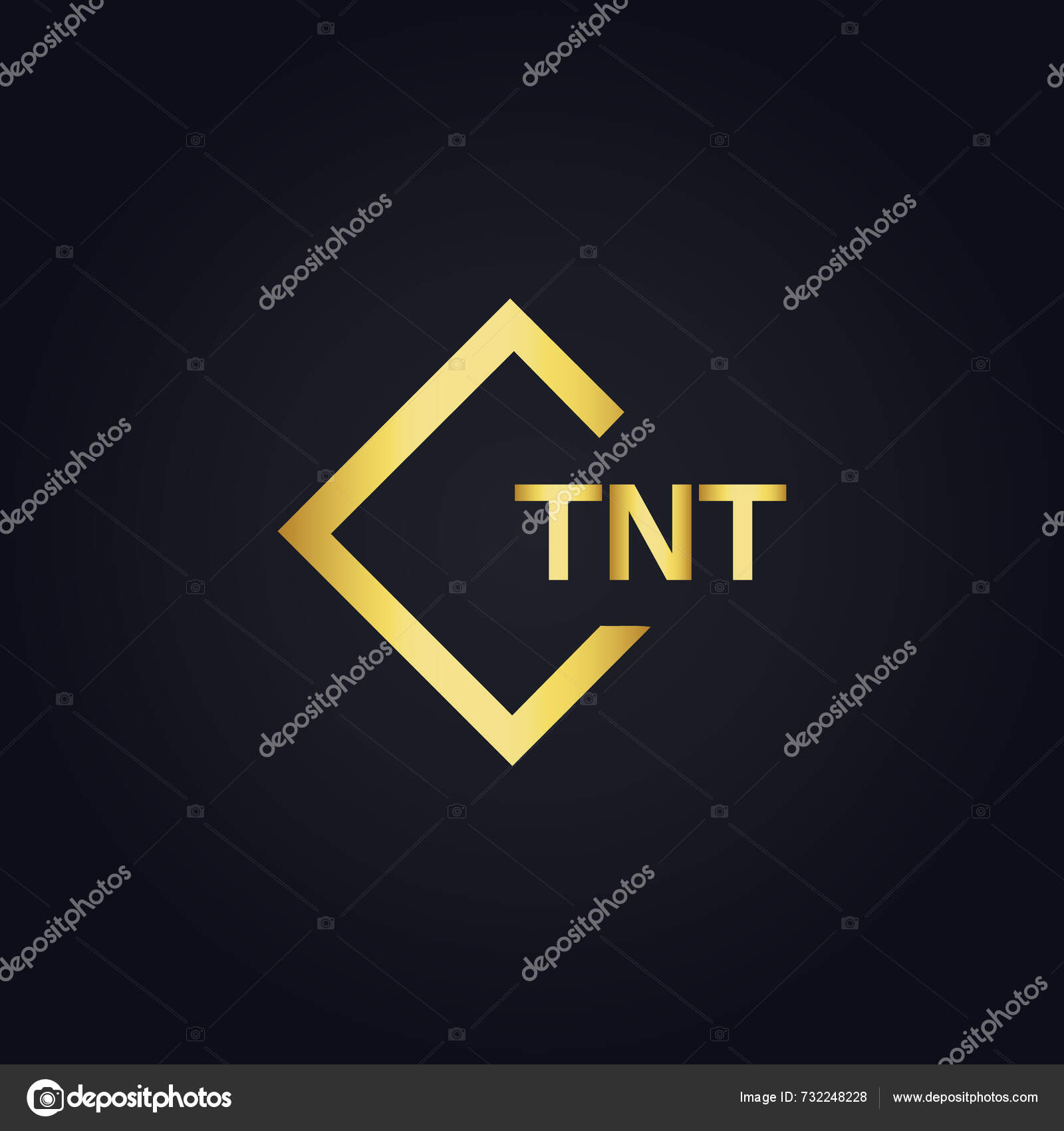 Tnt Logo Design White Tnt Letter Tnt Letter Logo Design — Stock Photo ...