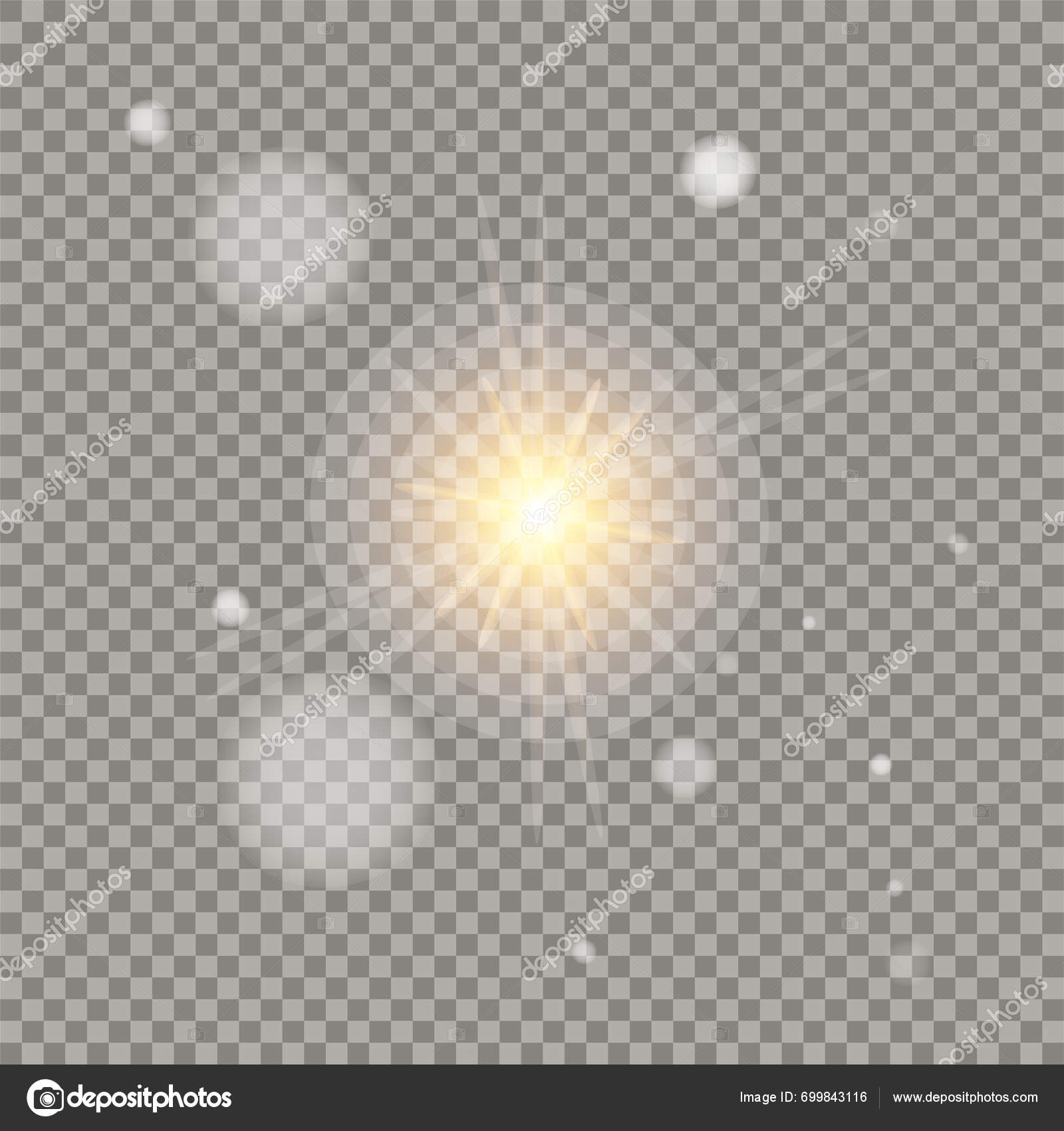 Vector Transparent Sunlight Special Lens Flare Light Effect Vector ...