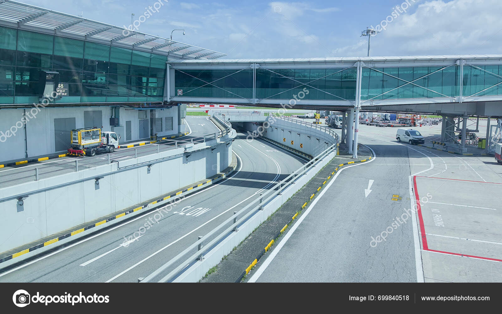Singapore Dec 2022 Terminal Bridge Changi Airport Modern Architecture ...