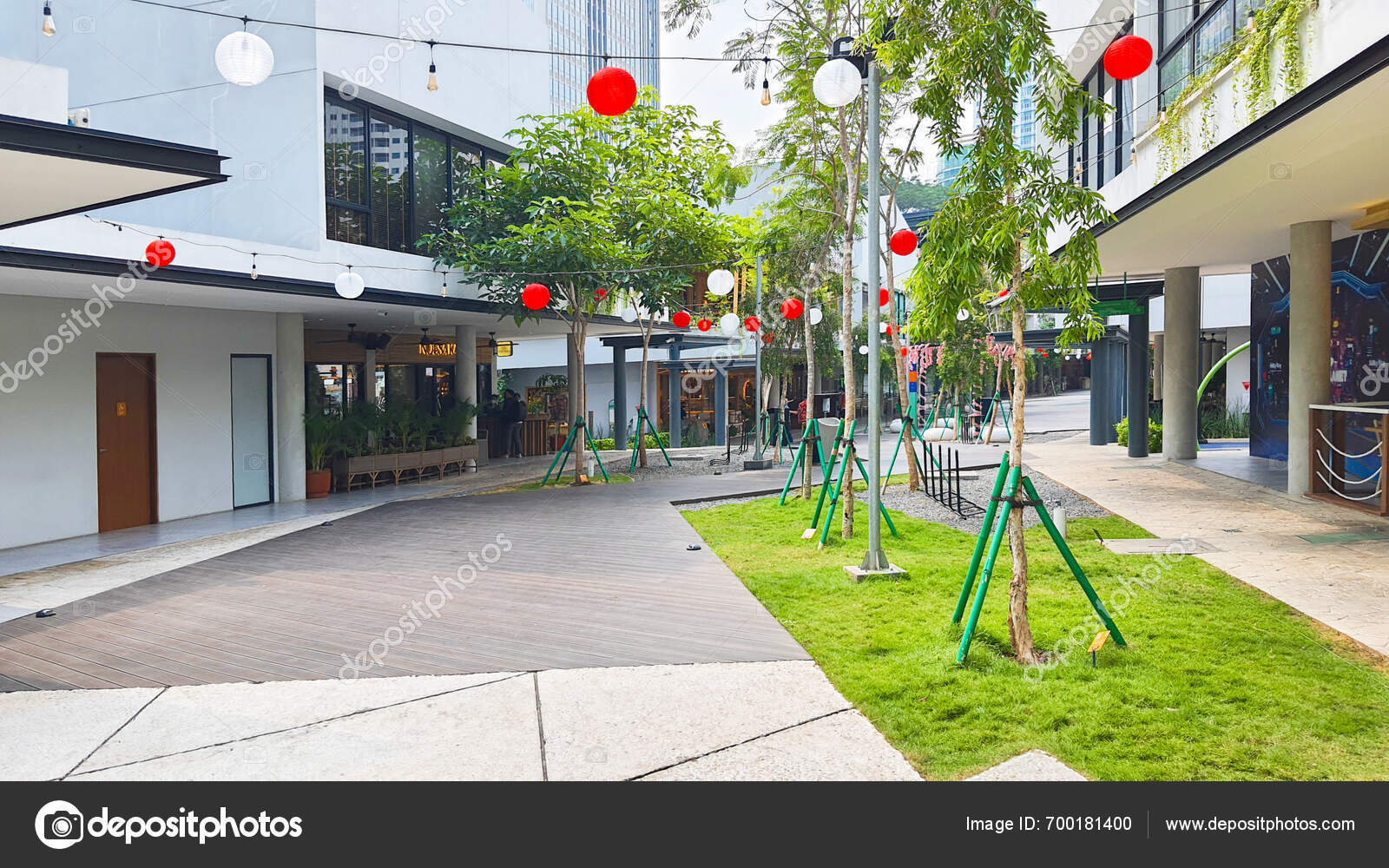 Jakarta Indonesia August 2023 One Satrio Outdoor Open Strip Mall ...