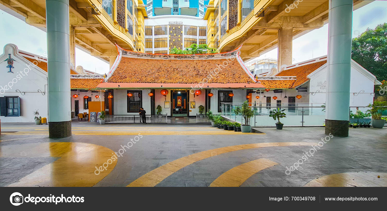 Jakarta Dec 2023 Exterior Candra Naya Building Old Chinese Major's ...