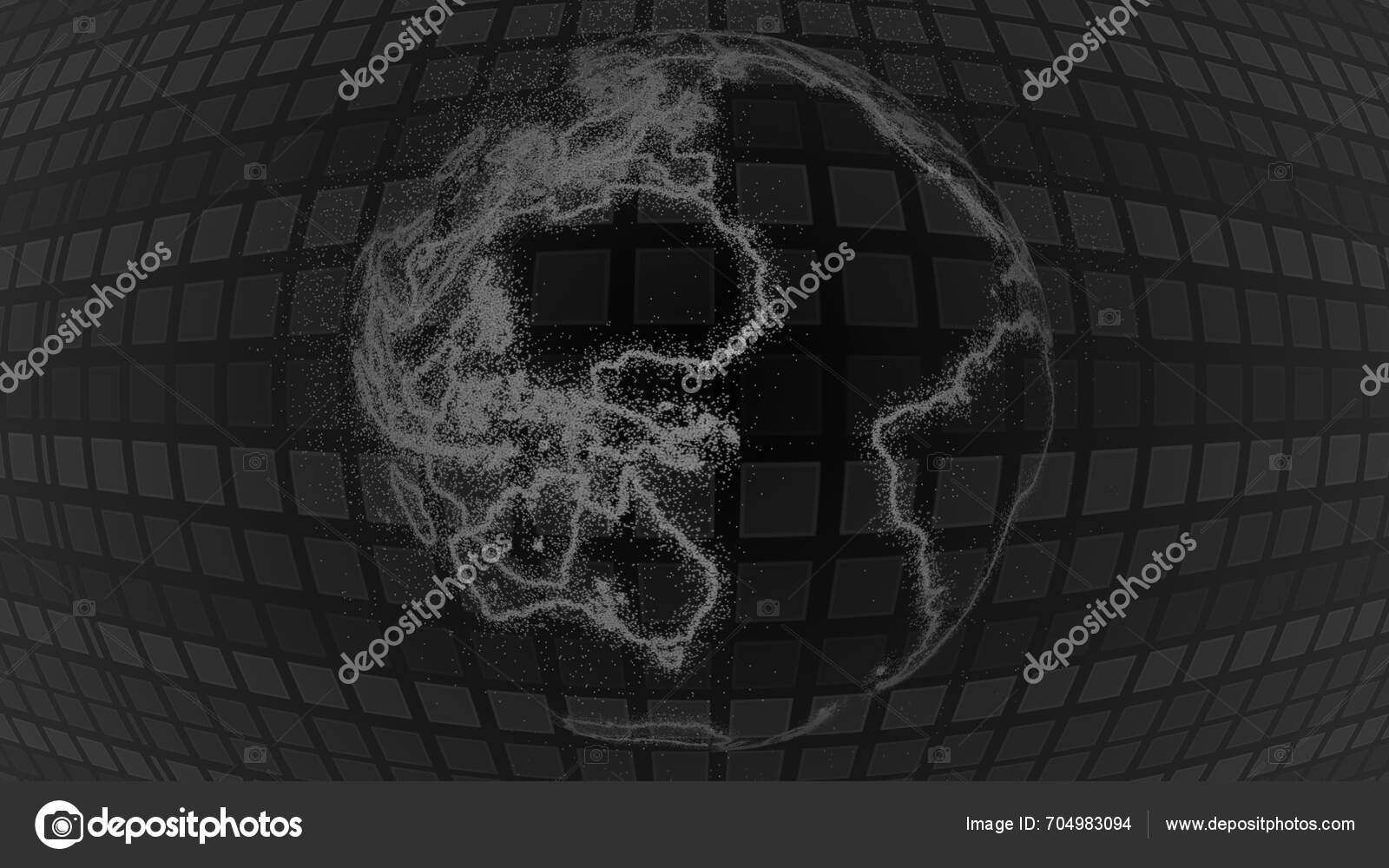 Techy Earth Map Animation Animated Map Background — Stock Photo © Think ...