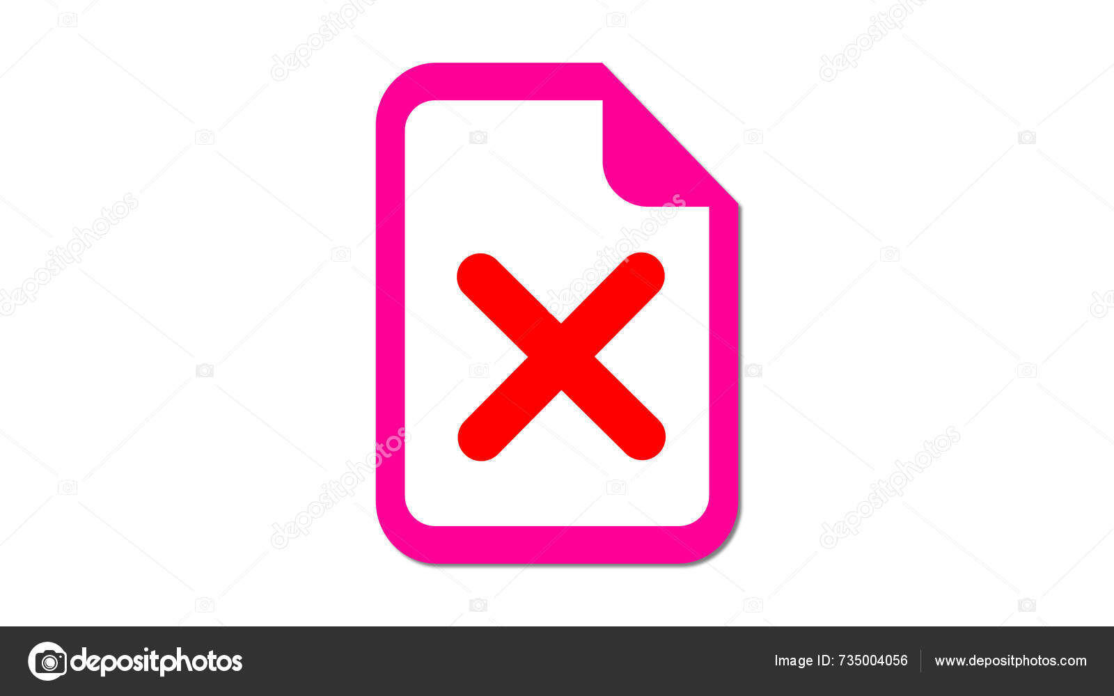 Red Cross Symbol Document Icon — Stock Photo © Think_About_Life #735004056