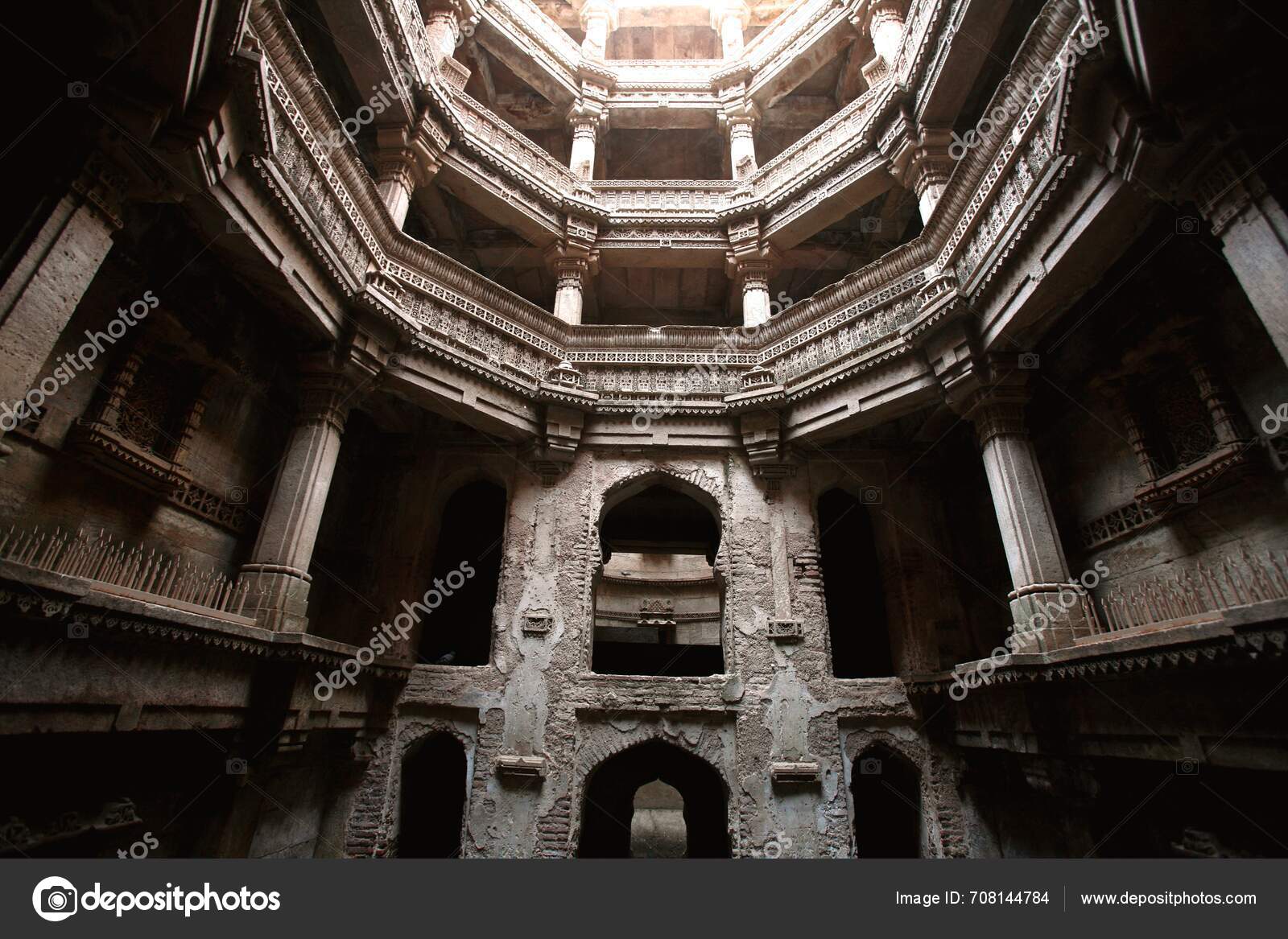 Adalaj Step Well Vav Built 1499 Queen Radhabai Ahmedabad Gujarat ...