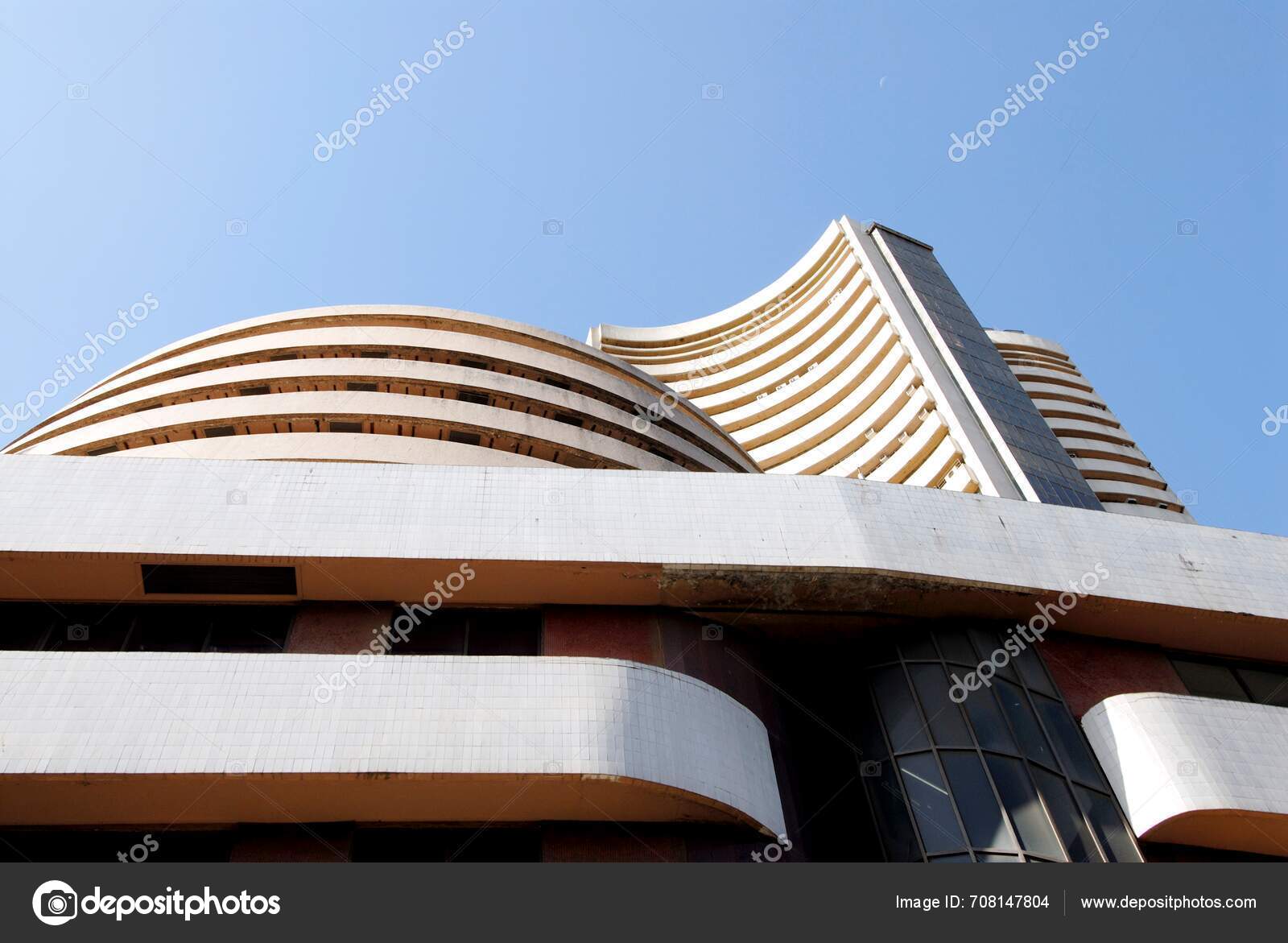 Bombay Stock Exchange Bse Building Fort Bombay Mumbai Maharashtra India ...