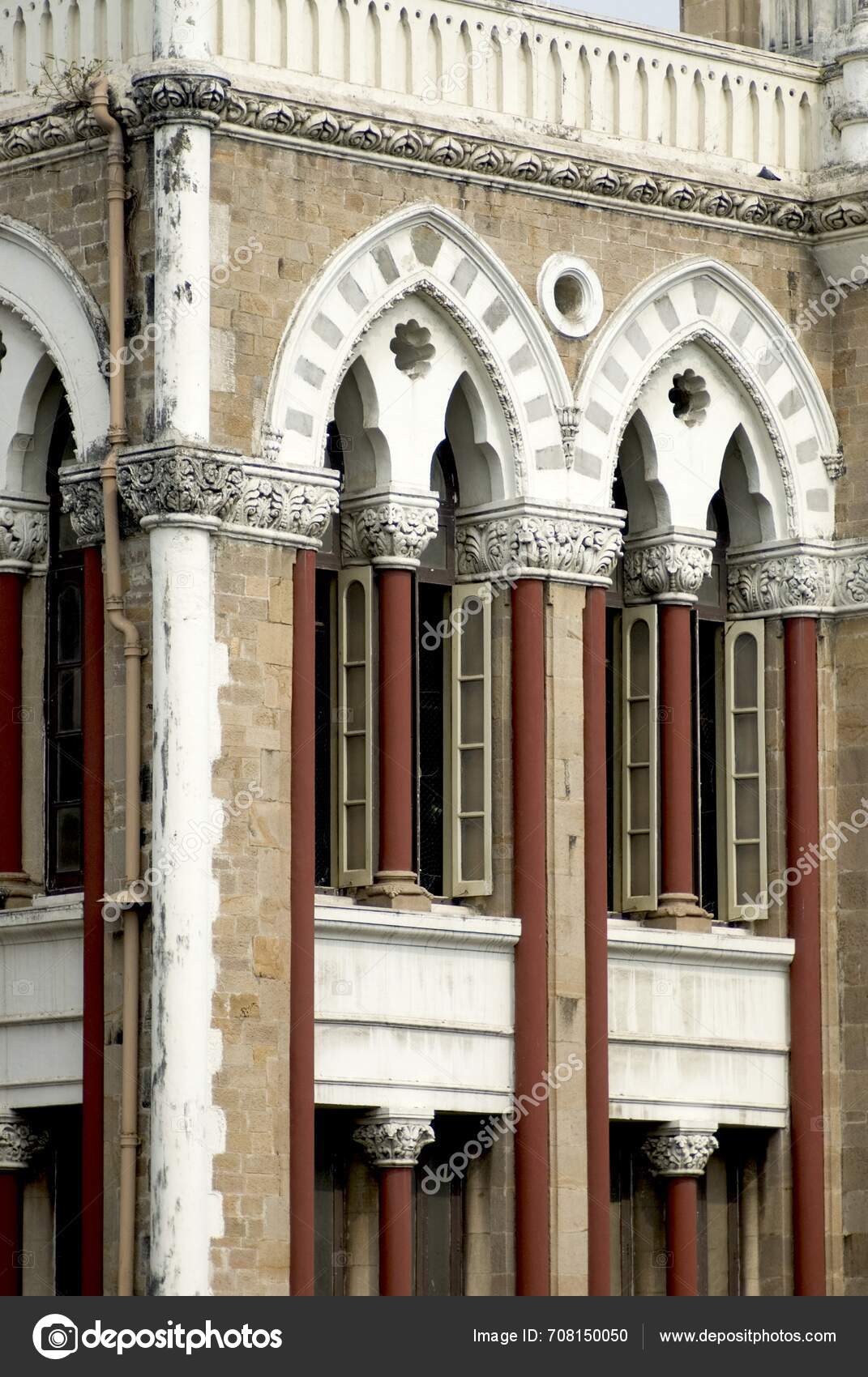 Old Building Front Bombay Mumbai Maharashtra India — Stock Photo © xyz ...