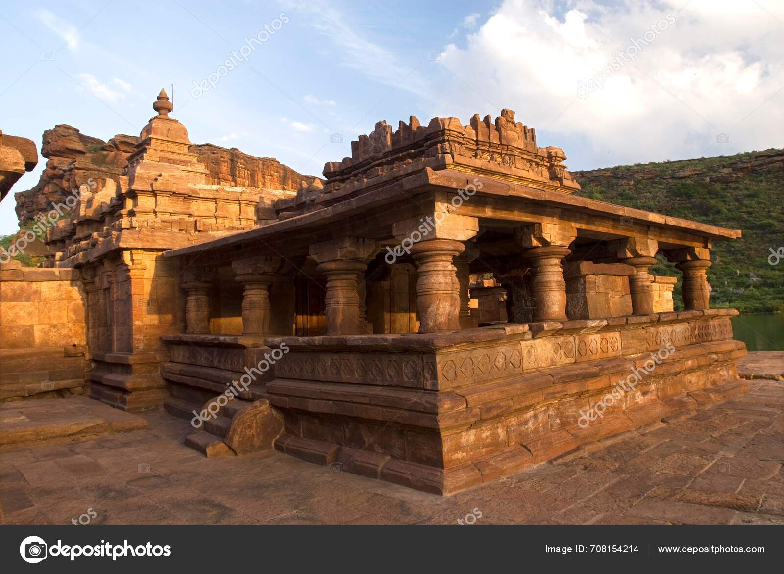 Bhutanatha Temples Eastern Bank Ancient Agasthya Tirtha Tank Badami ...