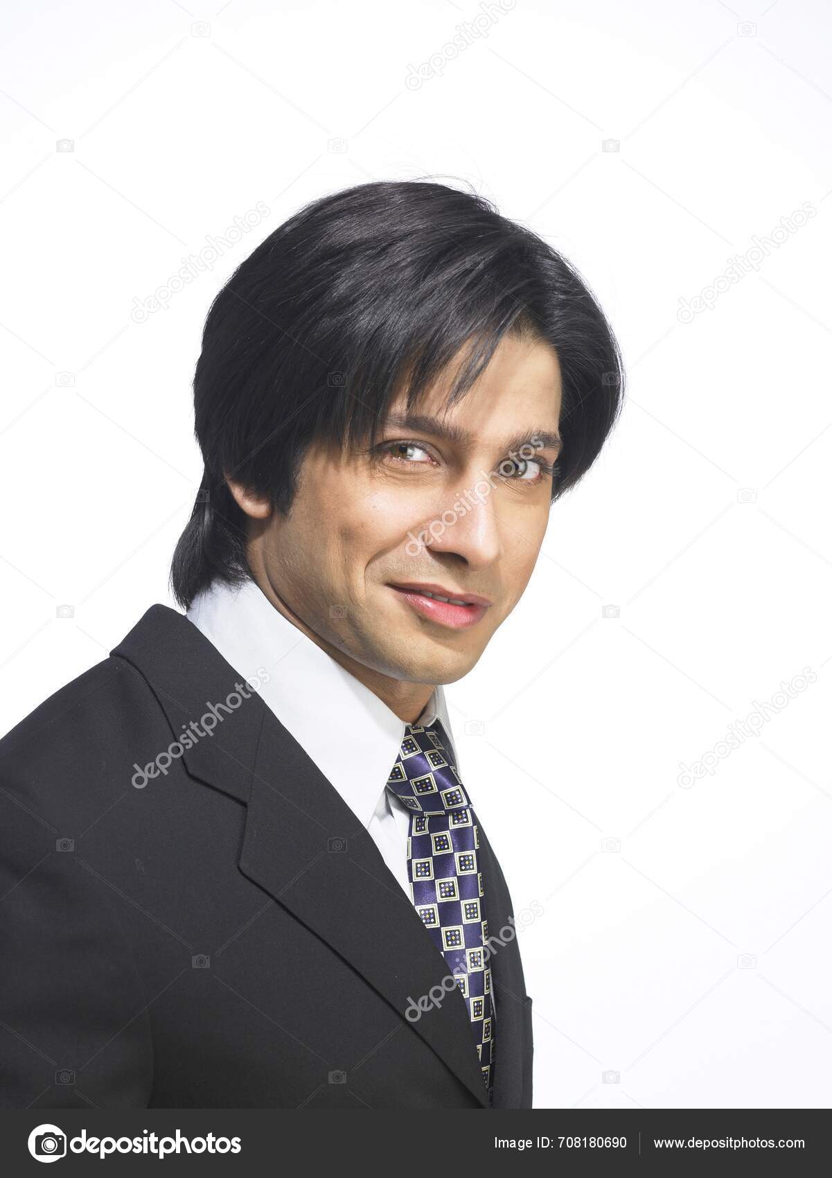 Portrait South Asian Indian Executive Man — Stock Photo © xyz fotos ...