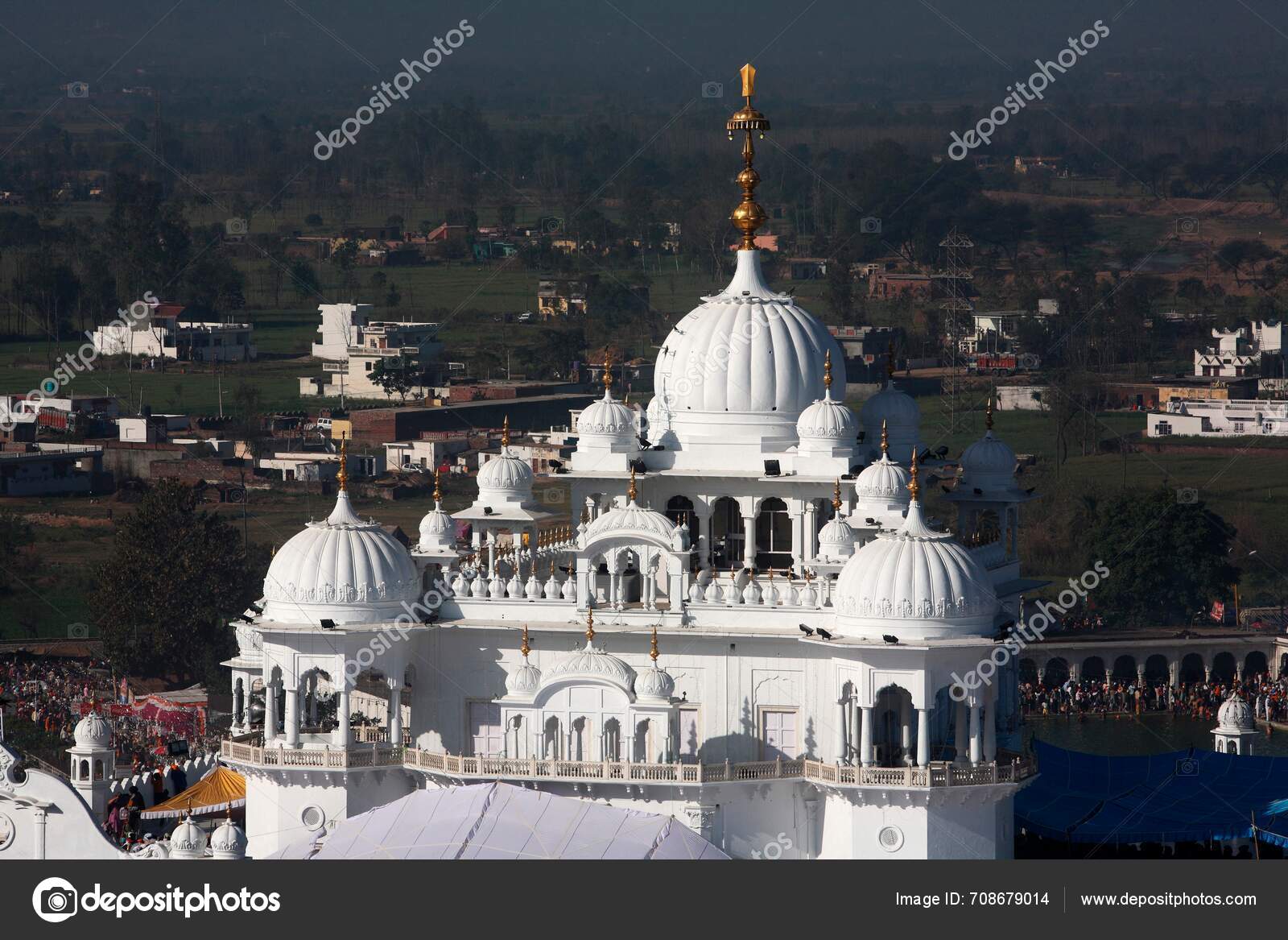 Anandpur Sahib Gurudwara Rupnagar District Punjab India — Stock Photo © xyz fotos #708679014