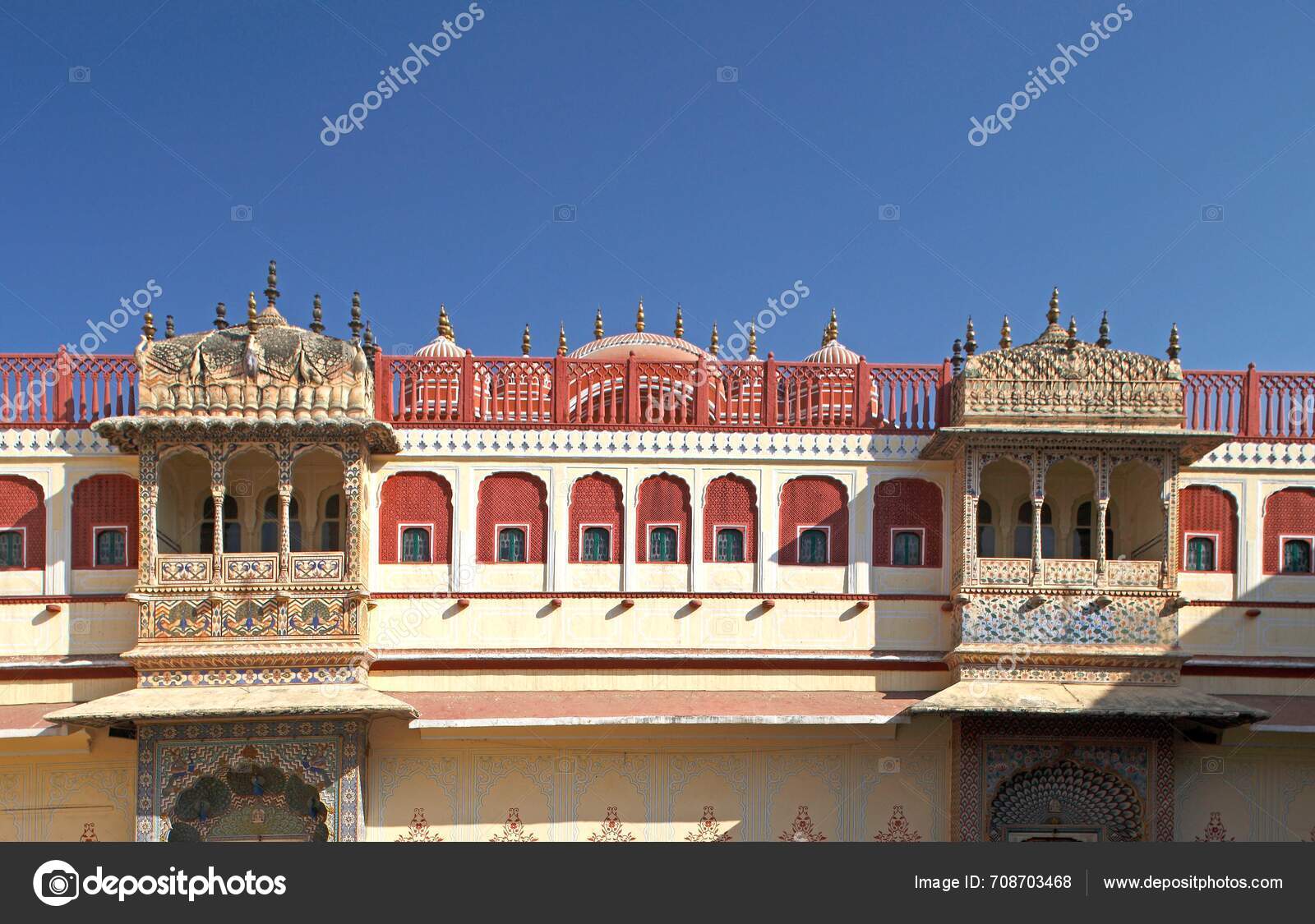 City Palace Complex Jaipur Rajasthan India — Stock Photo © xyz fotos ...