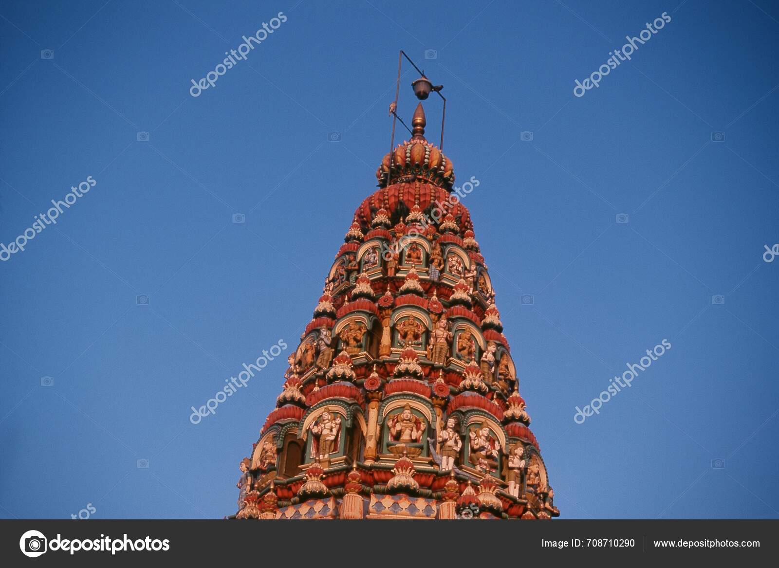 Statue Top Vitthal Mandir Pandharpur Maharashtra — Stock Photo © xyz ...