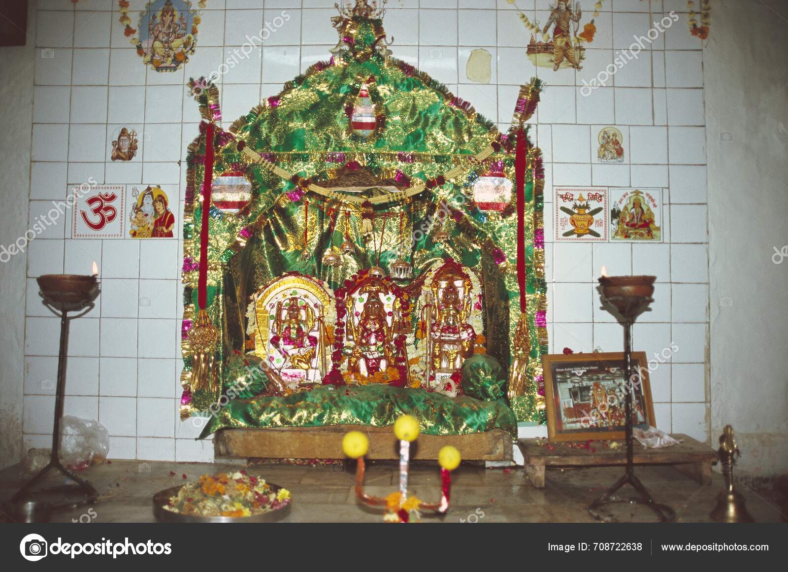 Statue Hinglaj Mata Temple Jaisalmer Rajasthan India — Stock Photo ...