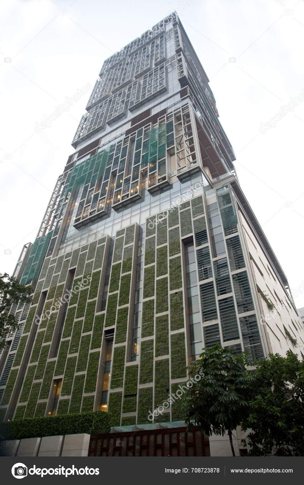 Building Mukesh Ambani Home Antilia Mumbai Maharashtra India Asia ...
