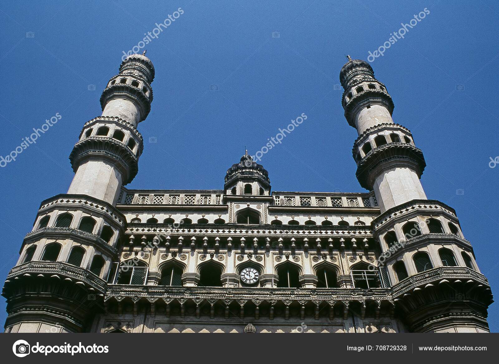 Low Angle View Charminar Hyderabad Andhra Pradesh India Asia — Stock ...