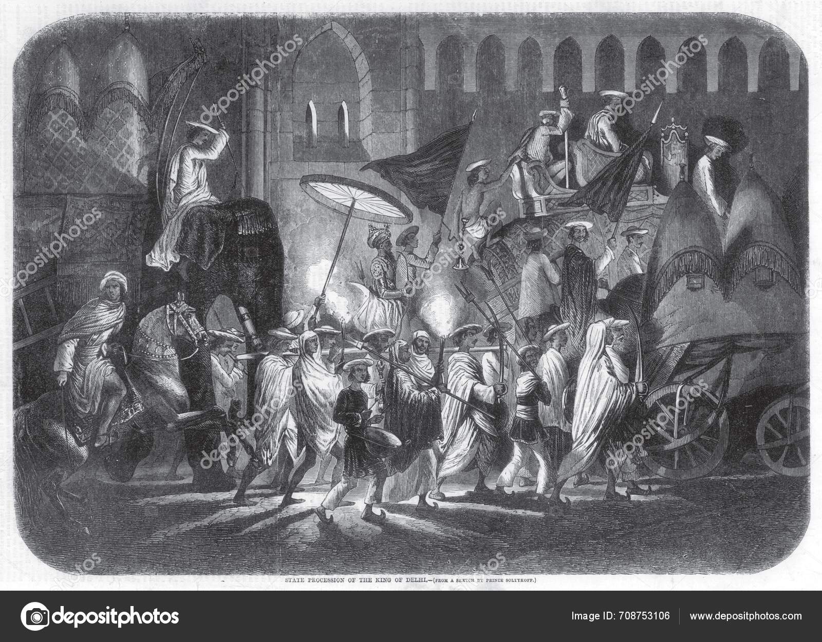 State Procession King Delhi India — Stock Editorial Photo © xyz fotos ...