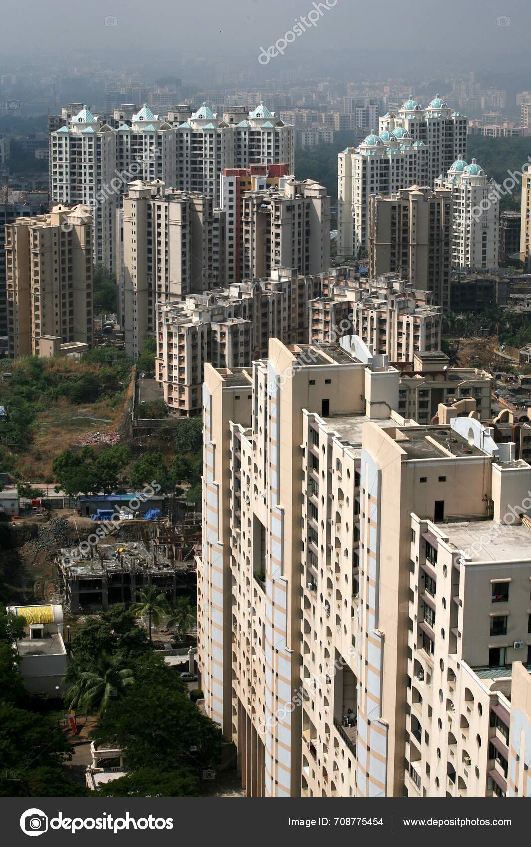 Overall View High Rise Building Powai Area Bombay Mumbai Maharashtra ...