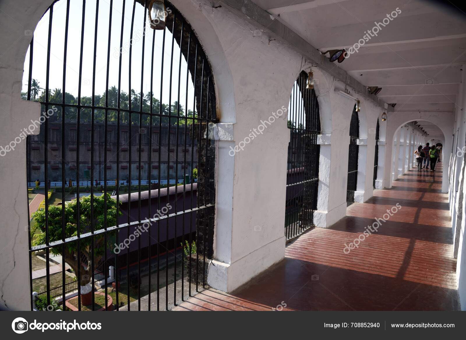 Corridor Cellular Jail Kala Pani British Colonial Prison Port Blair ...