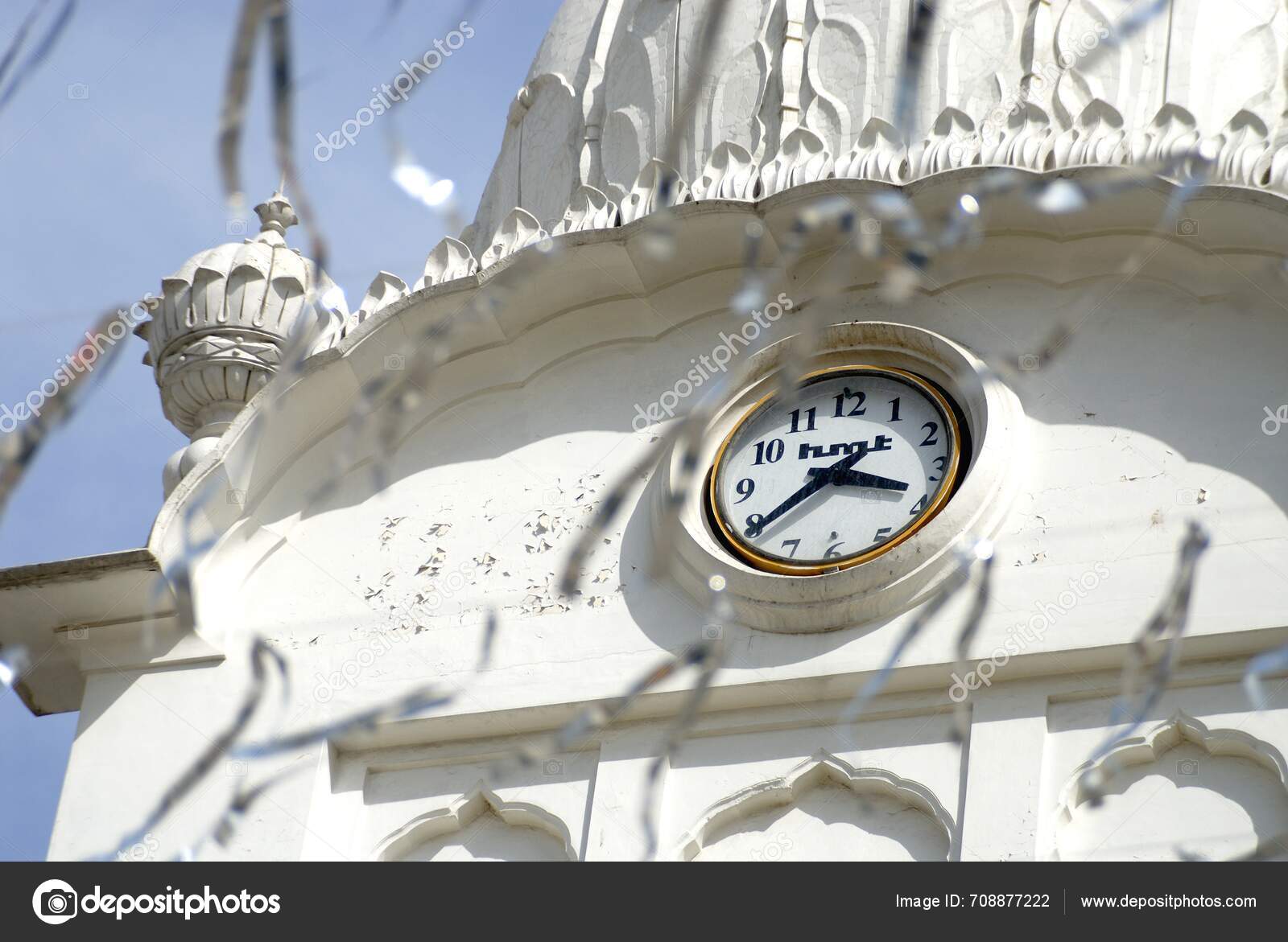 Clock Tower Golden Temple Amritsar Punjab India — Stock Photo © xyz fotos #708877222