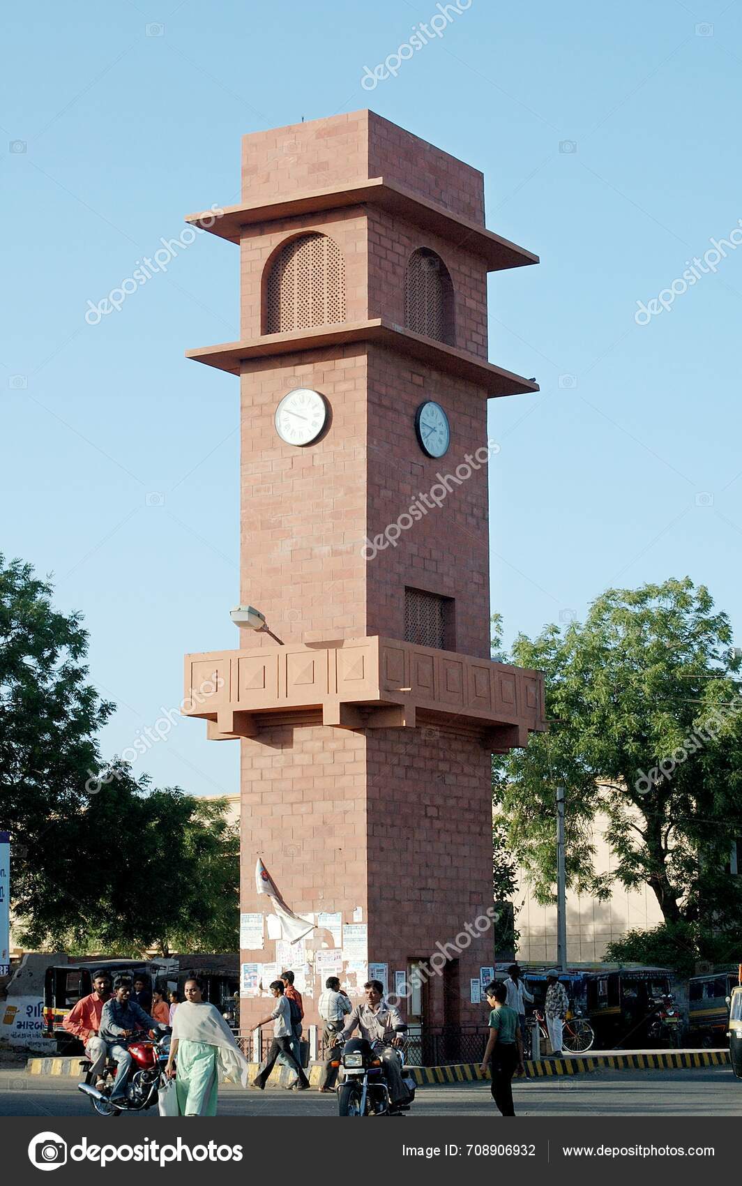 Clock Tower Anjar Kutch Gujarat India — Stock Editorial Photo © xyz ...