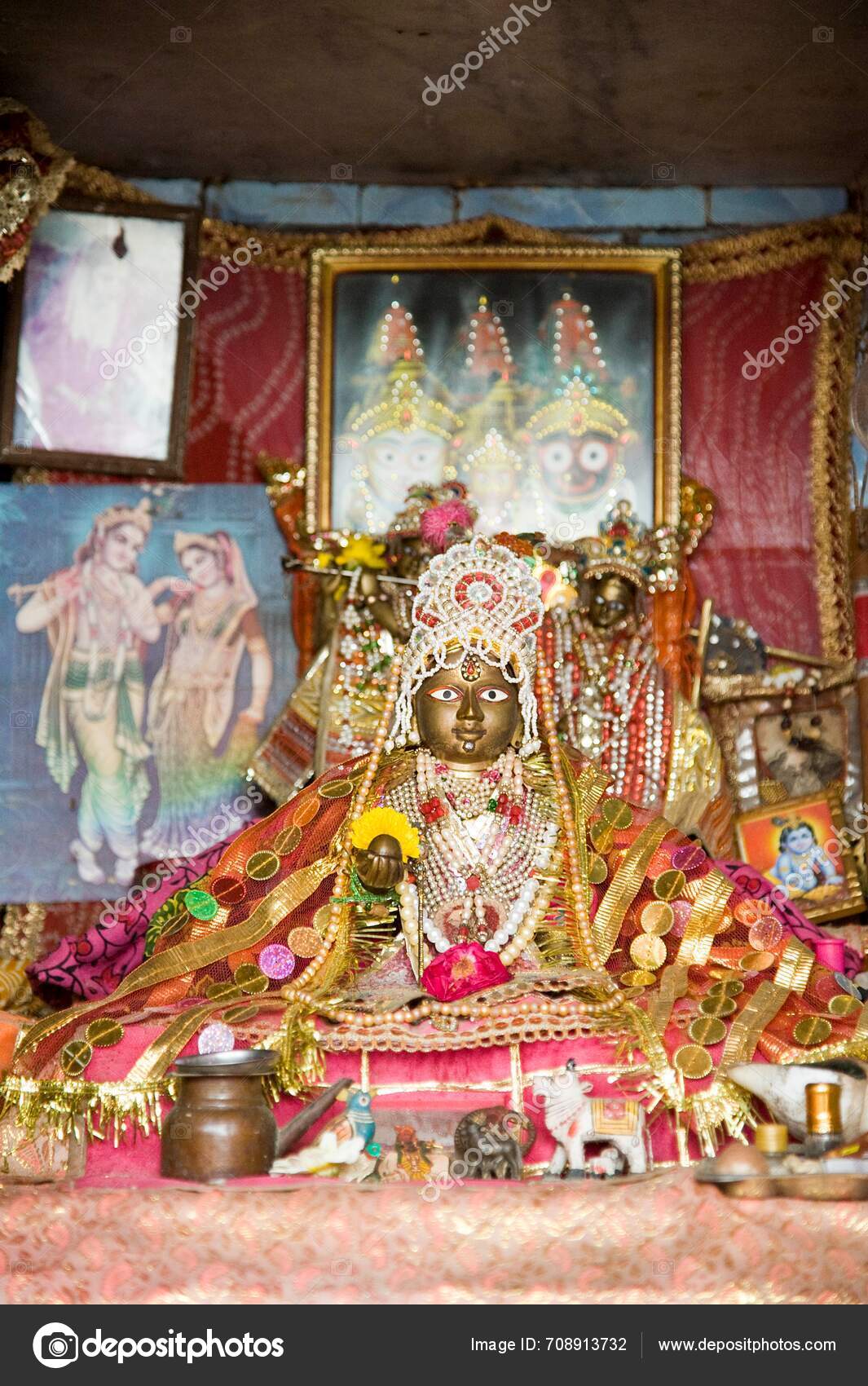 Yamuna Goddess Temple Vishram Ghat Mathura Uttar Pradesh India Asia ...