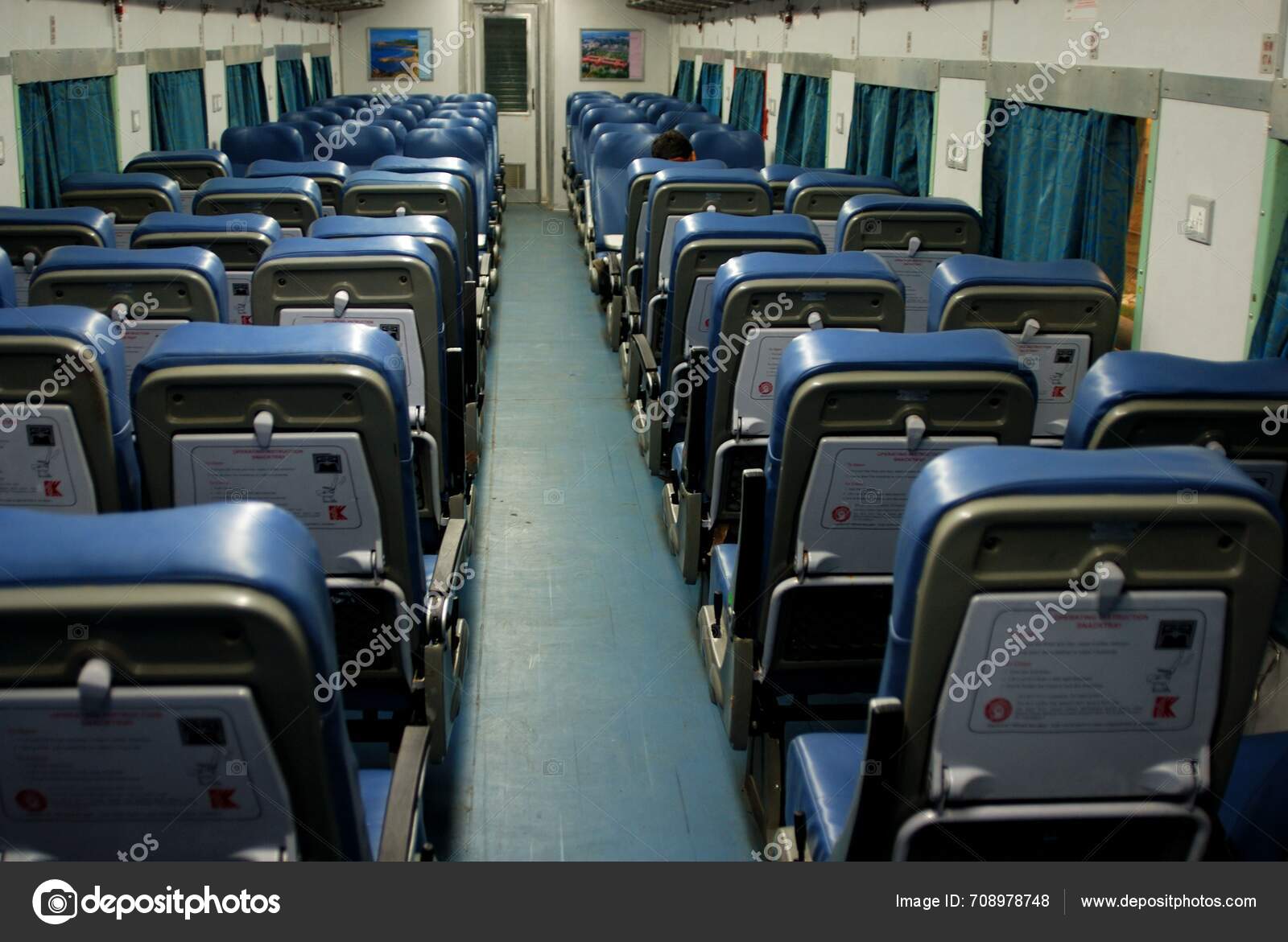 Chairs Modern Bus Interior Daytime View — Stock Editorial Photo © xyz ...