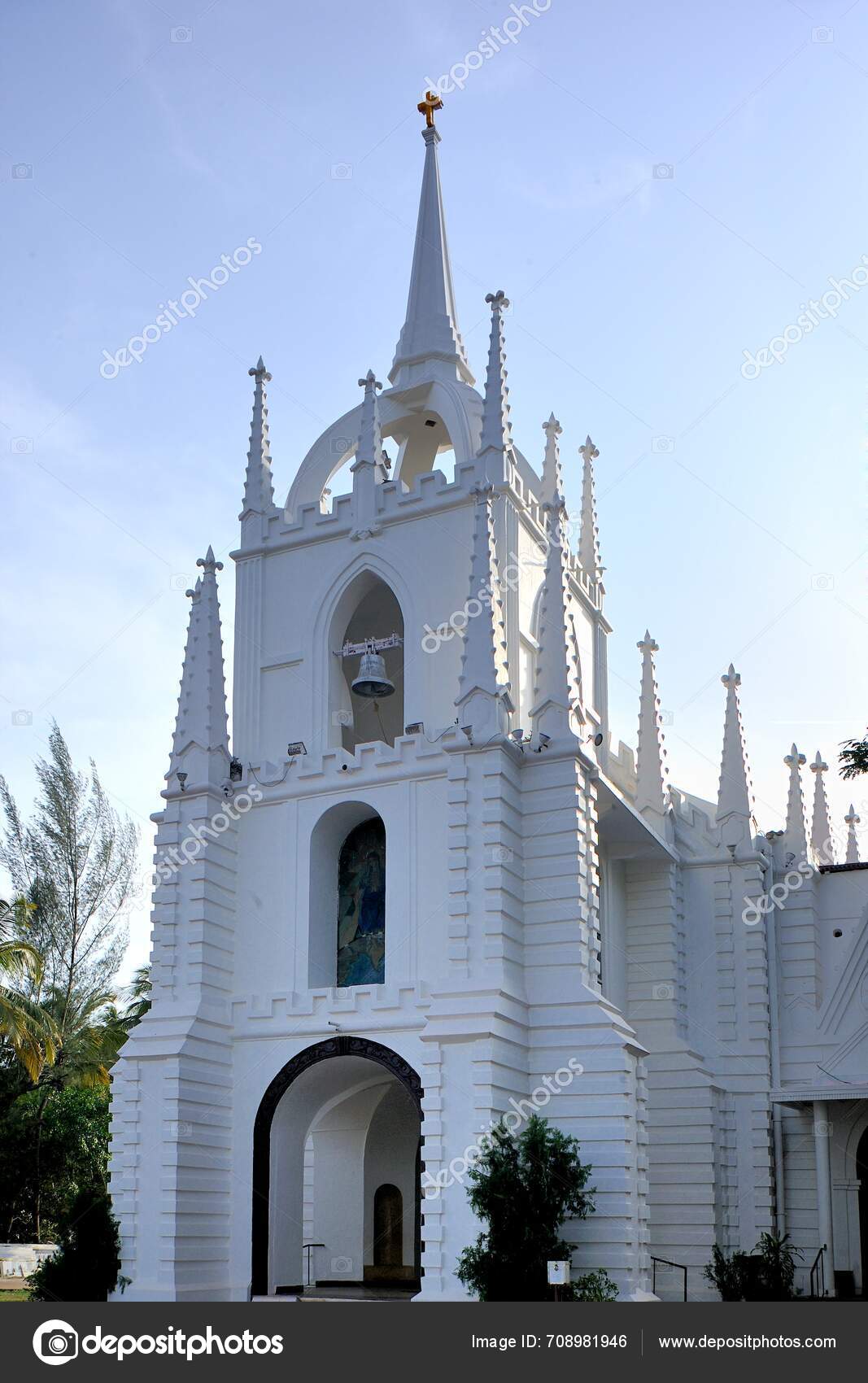 Saligaon Church Saligaon Mapuca Goa India — Stock Photo © xyz fotos ...