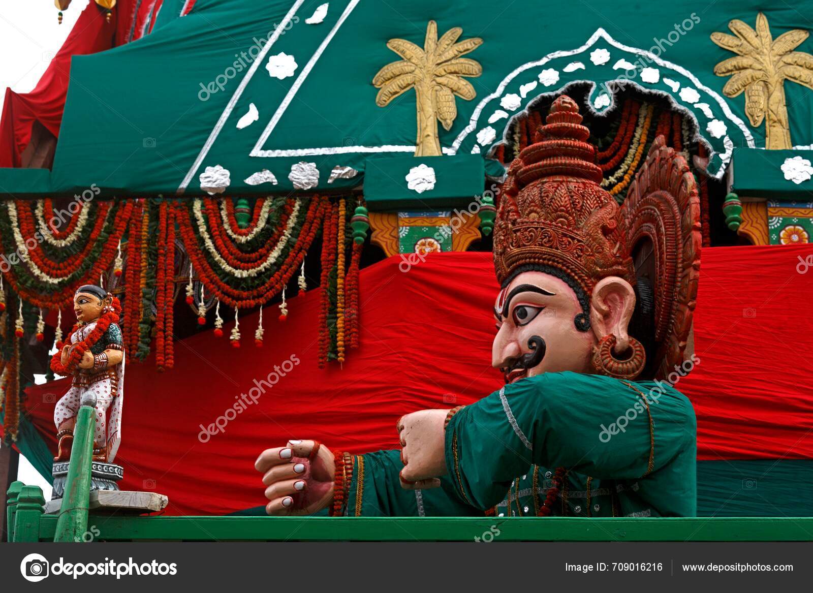God Statues Rath Yatra Cart Festival Jagannath Puri Orissa India ...