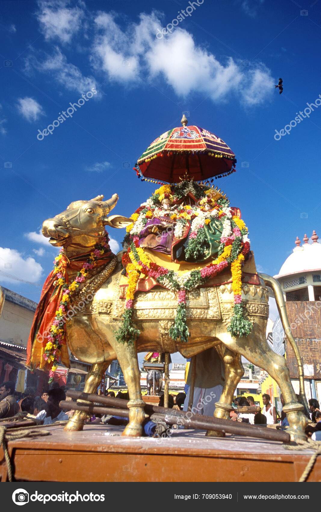 Urchava Deities Ramanthaswamy His Consort Parvathavardini Rishaba Thai ...
