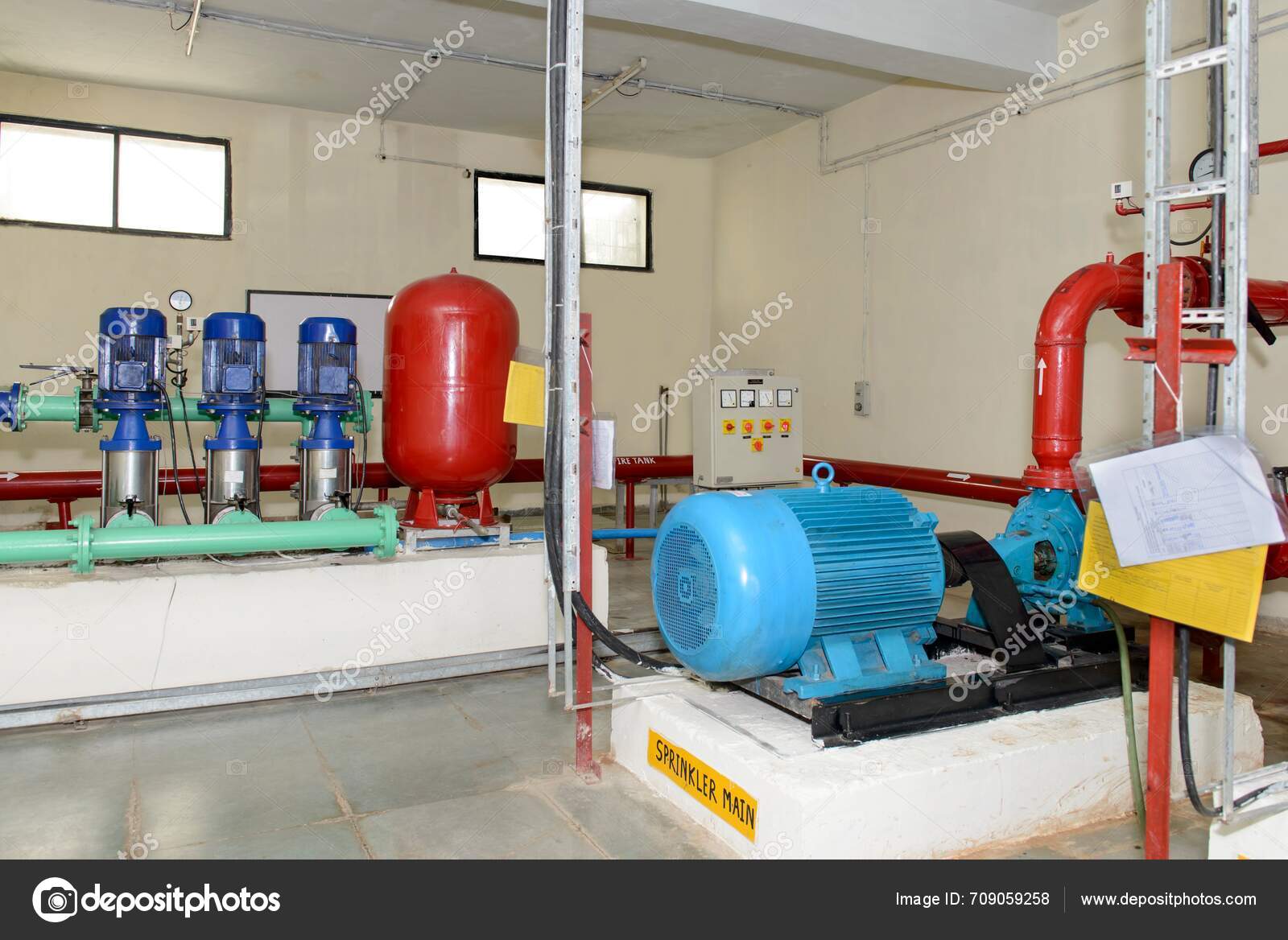 Water Pump Room Interior — Stock Editorial Photo © xyz fotos #709059258