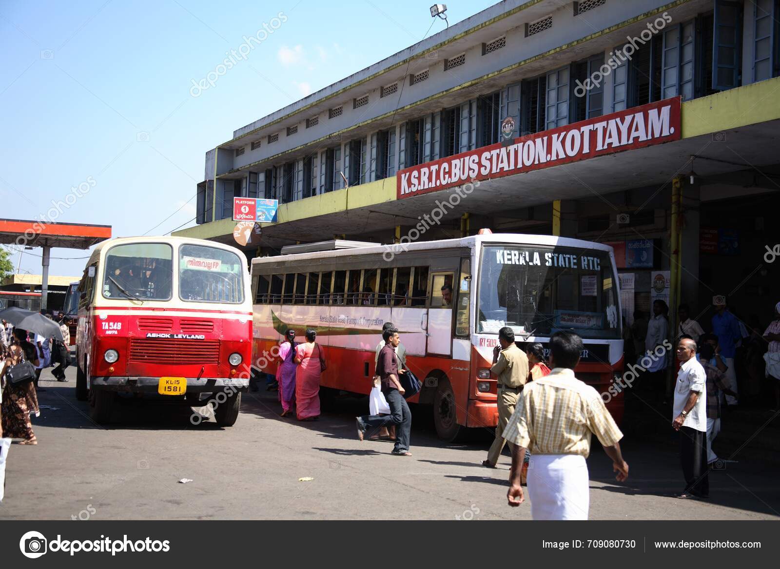 Ksrtc Kerala State Road Transport Corporation Bus Stand Kottayam Kerala ...